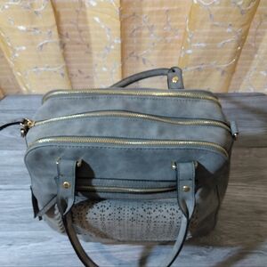VR NYC | Bags | Vr Nyc Zip Closure Mosaic Design Laser Cut Large ...